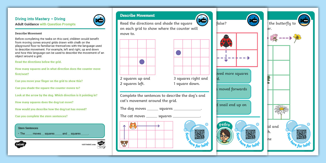 👉 Y2 DiM: Step 2 Describe Movement Activity Cards