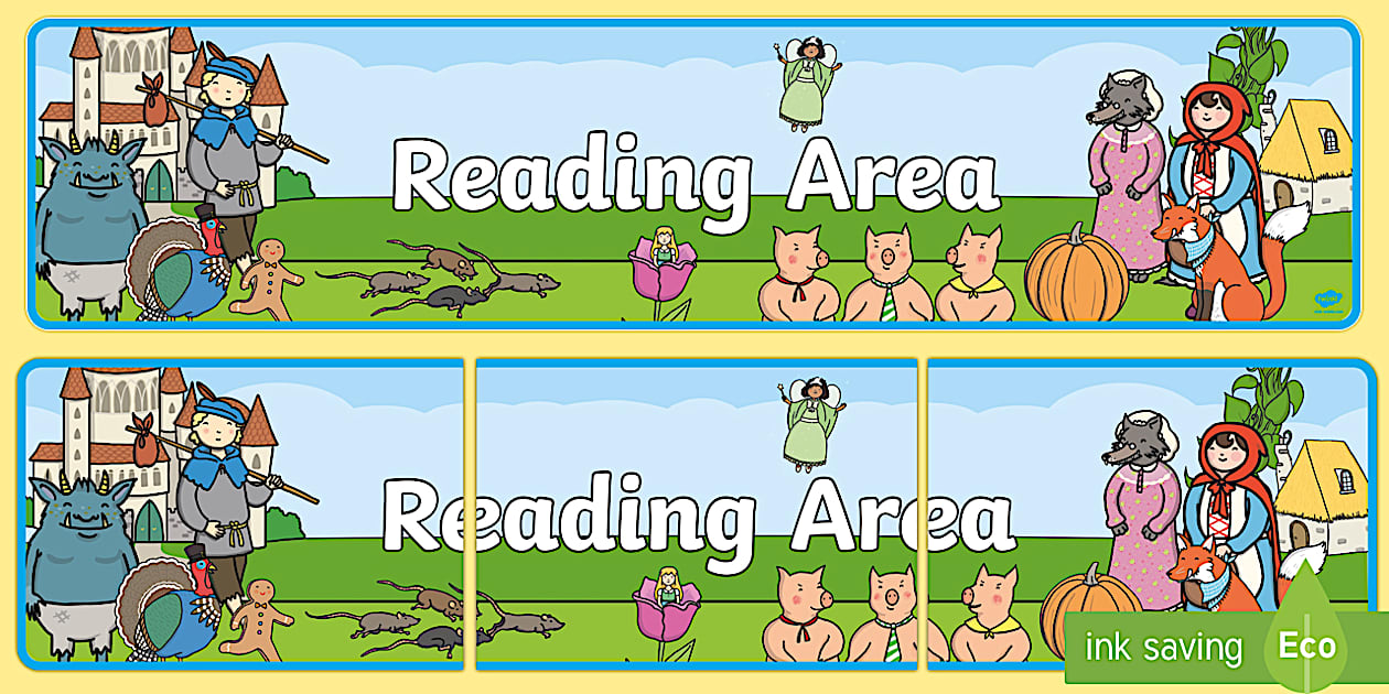 👉 Reading Area Display Banner EYFS (Hecho por educadores)