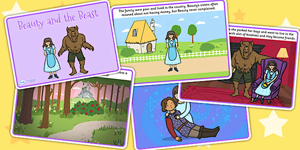Beauty and the Beast Story (teacher made) - Twinkl