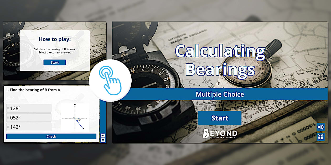 👉 Calculating Bearings (teacher made) - Twinkl