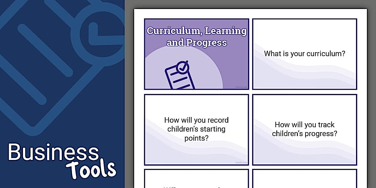 Ofsted Curriculum, Learning and Progress Questions Prompt Cards for