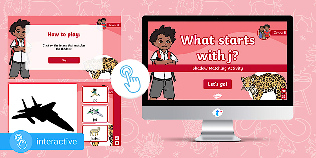 Grade R Phonics: Interactive Go! Game Letter J - Twinkl