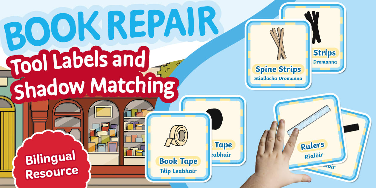 Book Repair Tool Labels & Matching