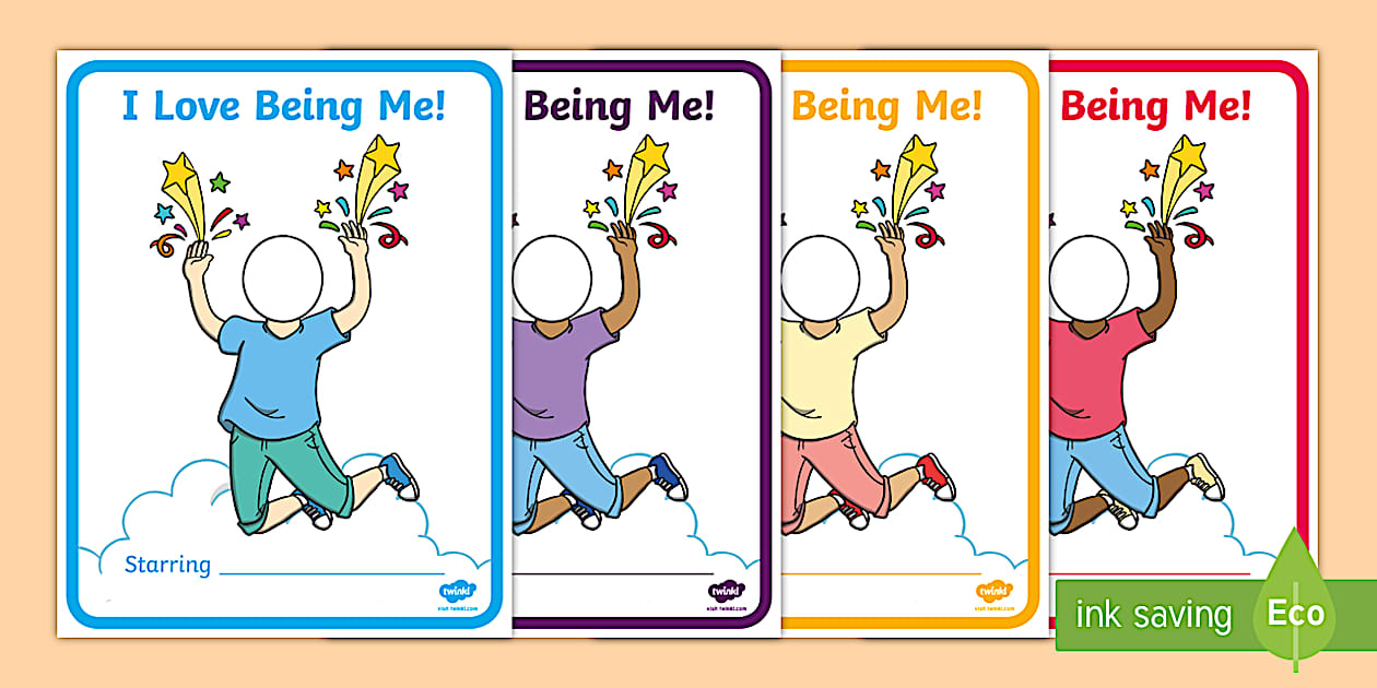 I Love Being Me Poster (teacher made) - Twinkl