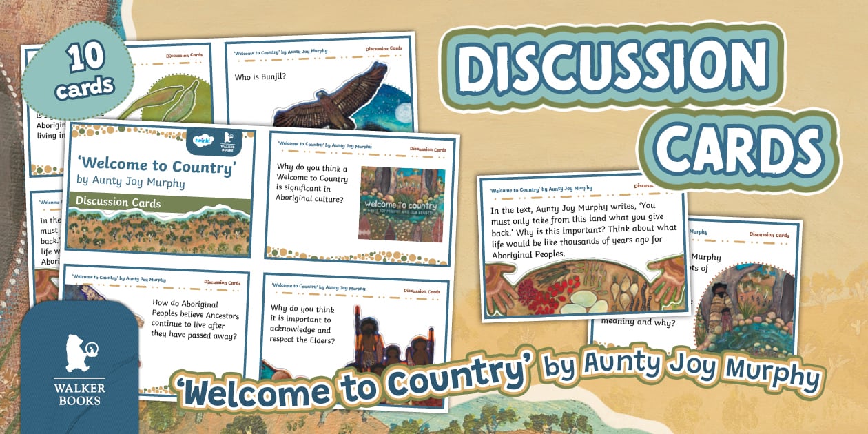 Year 3-6 Discussion Cards for 'Welcome to Country'