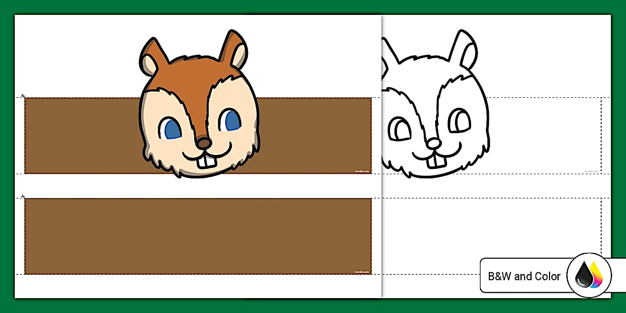 Squirrel Headband (Teacher-Made) - Twinkl