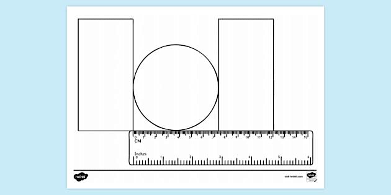 Measuring a Sphere Colouring | Colouring Sheets - Twinkl