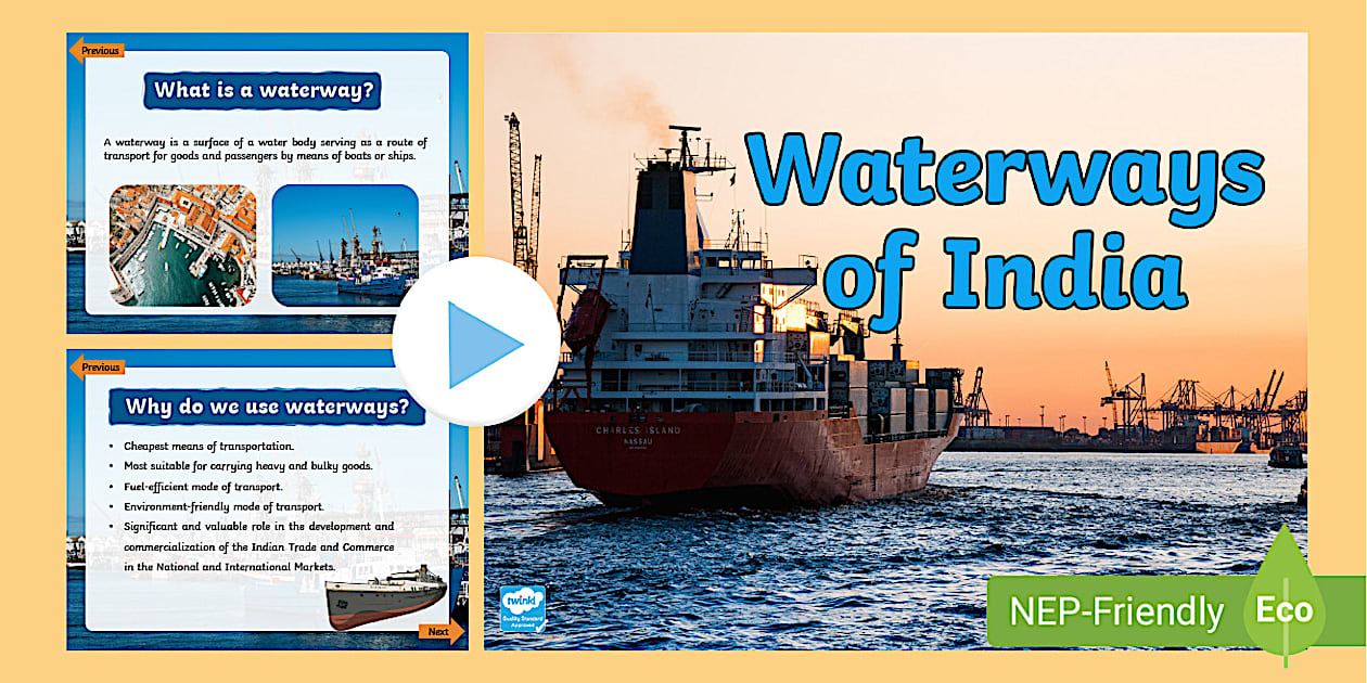 Waterways of India (teacher made) - Twinkl