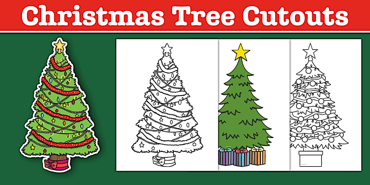 Christmas Tree Cutouts