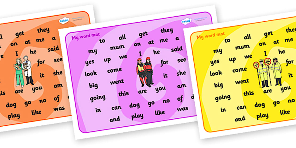 People Who Help Us Word Mat (teacher made) - Twinkl