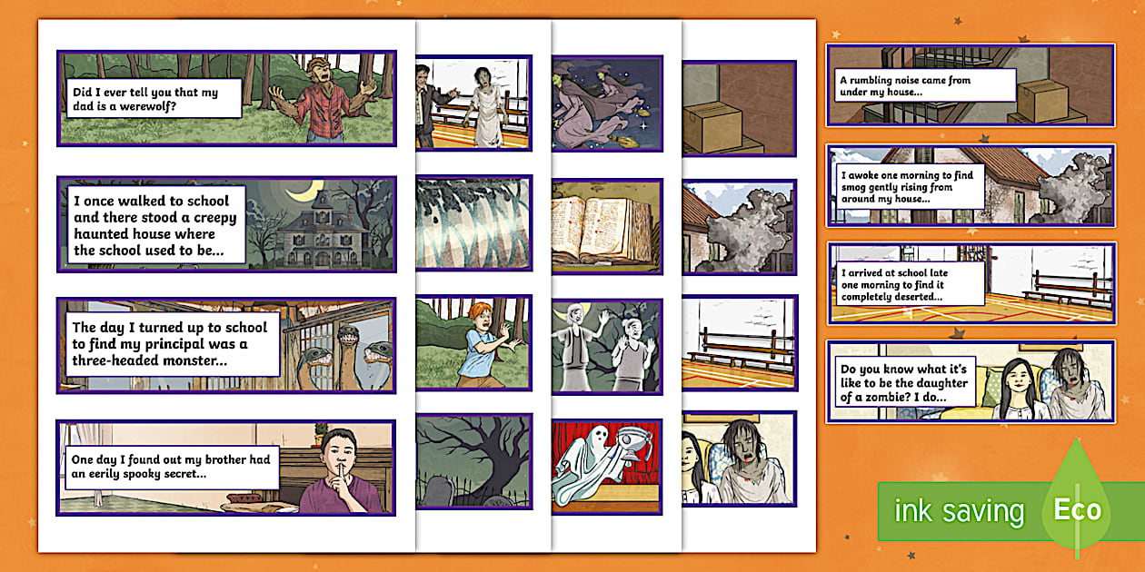 Halloween Story Cards | Teacher Made Resource | Twinkl