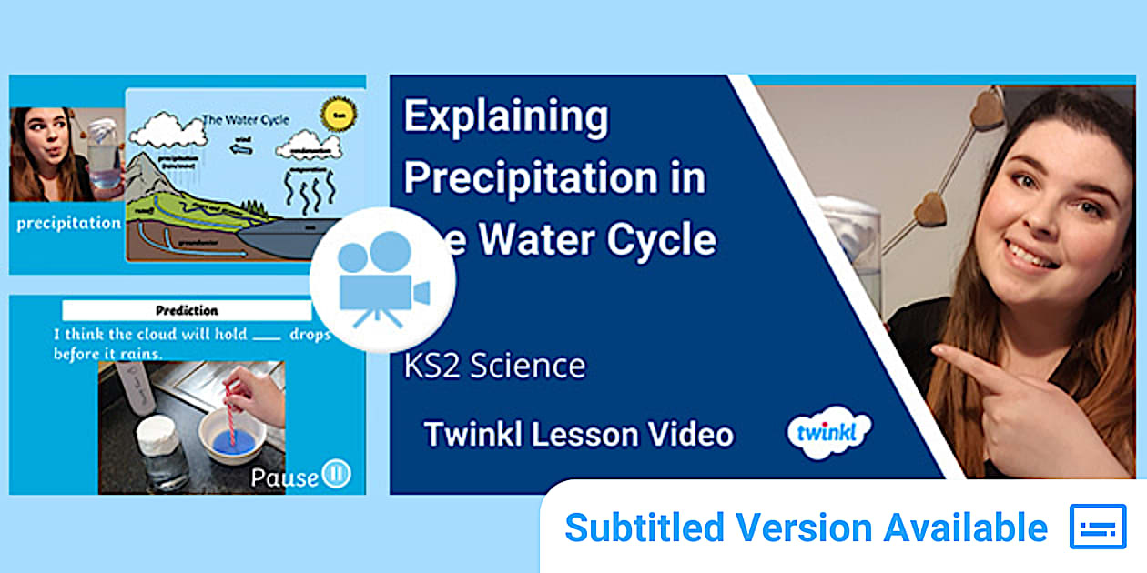 Precipitation in the Water Cycle Video Lesson | KS2 Science