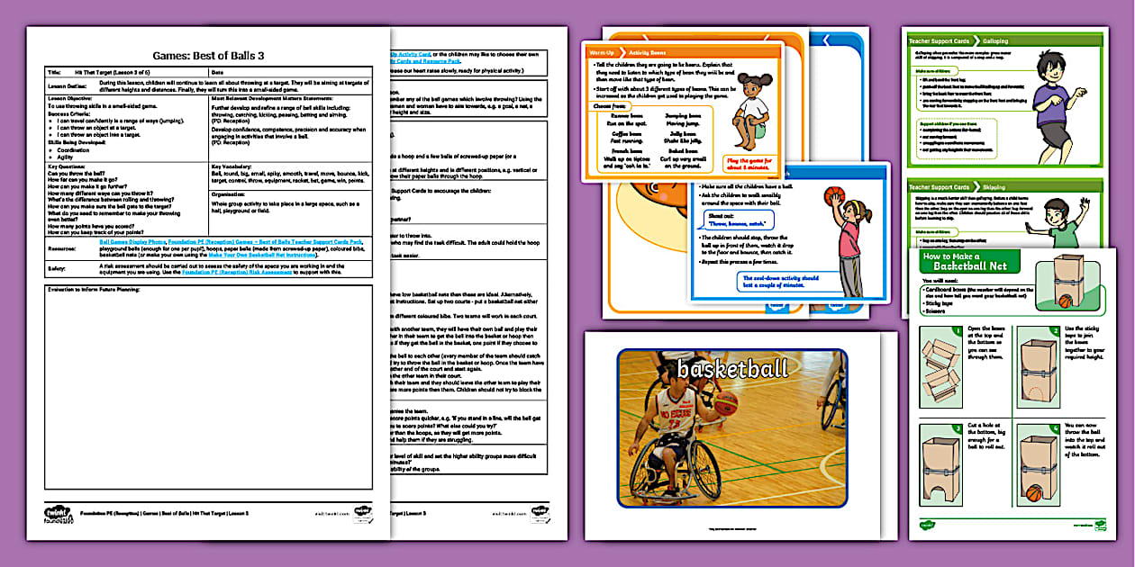 Foundation PE Best of Balls Lesson Pack 3: Hit the Target