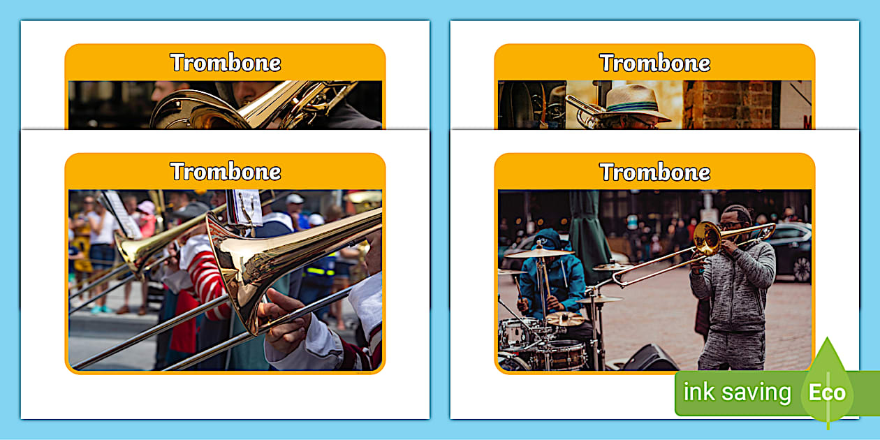 Trombone Photo Pack (Hecho por educadores) - Twinkl