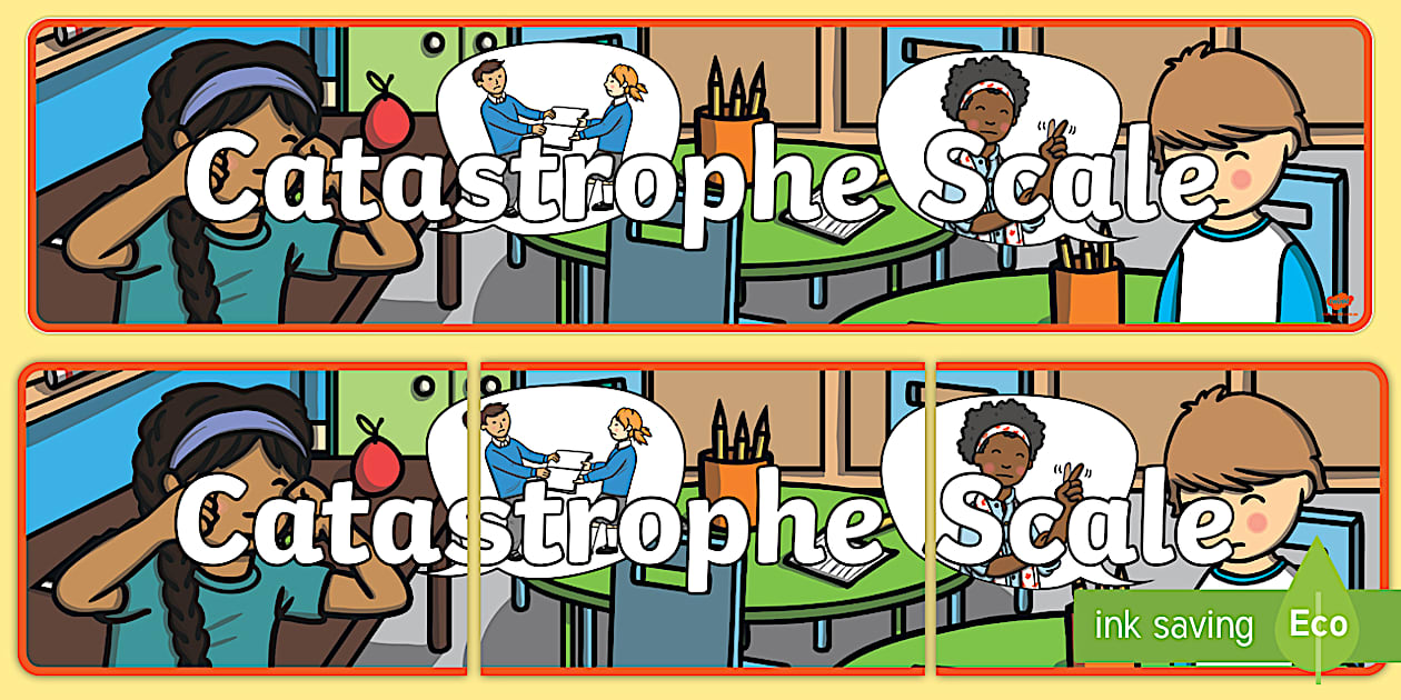 Catastrophe Scale Banner (teacher made) - Twinkl