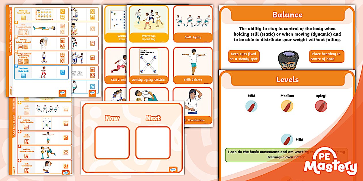 PE Mastery: Year 2 Health and Fitness Inclusive Support Pack