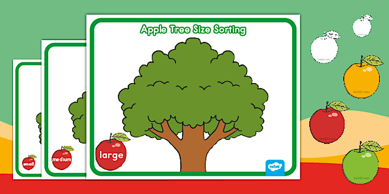 Apple Tree Sorting Activity | Fine Motor Skills | Twinkl