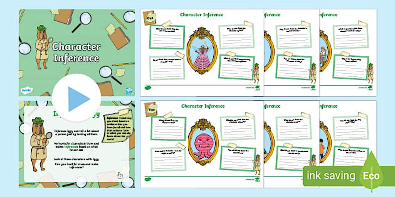 KS1 Character Inference Activity Pack (teacher made)
