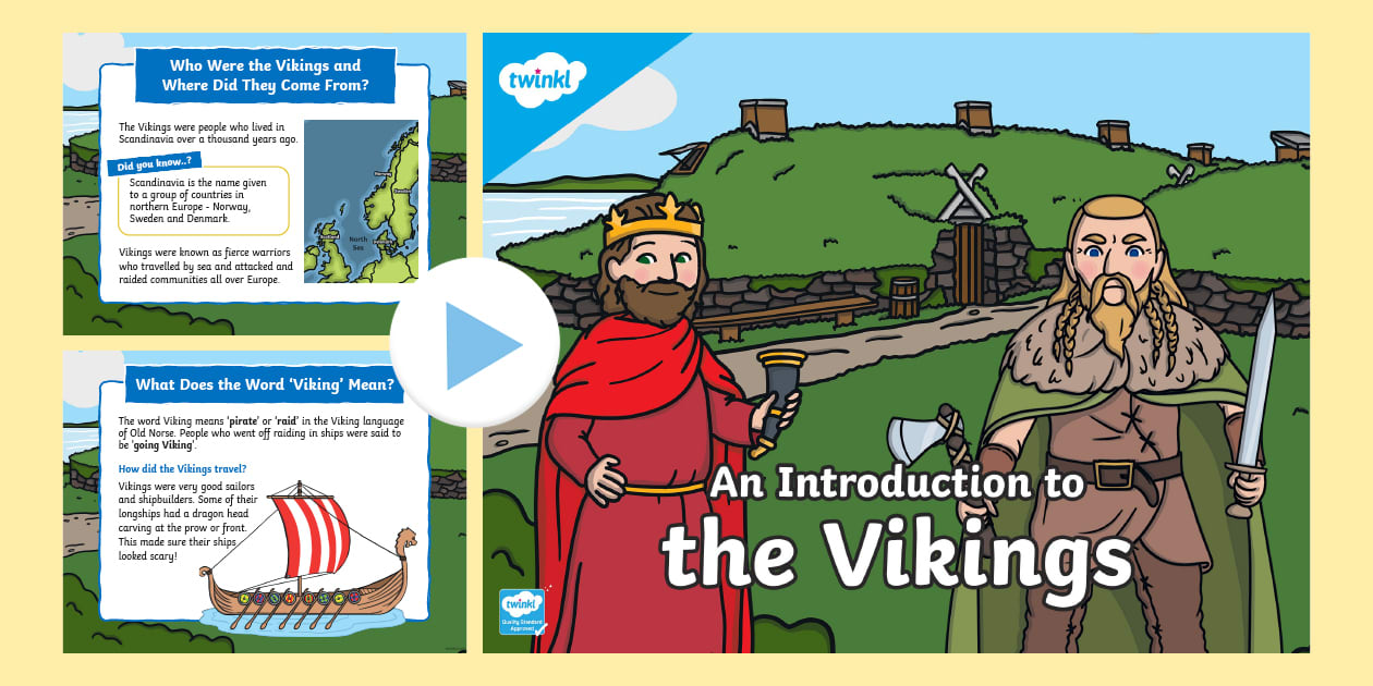 An Introduction to the Vikings PowerPoint (teacher made)