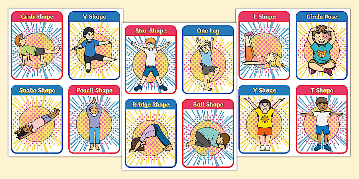 Pop Art Themed Make Shapes Flashcards (teacher made)