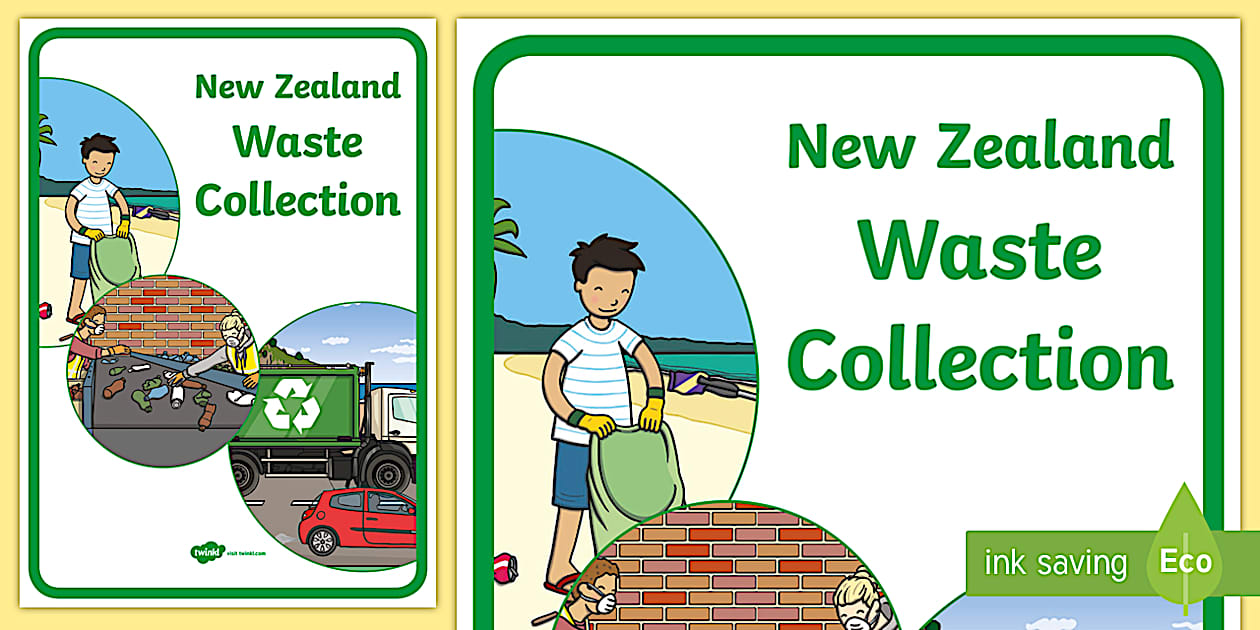 New Zealand Waste Collection Display Poster - Twinkl