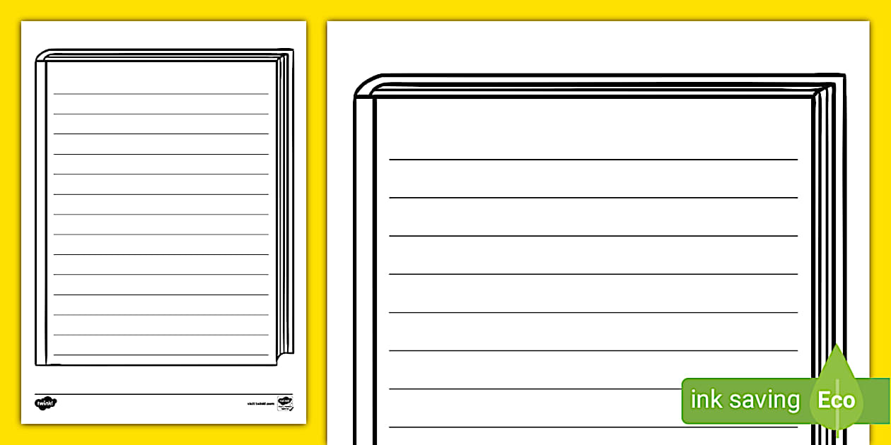 Book Writing Template (teacher made) - Twinkl
