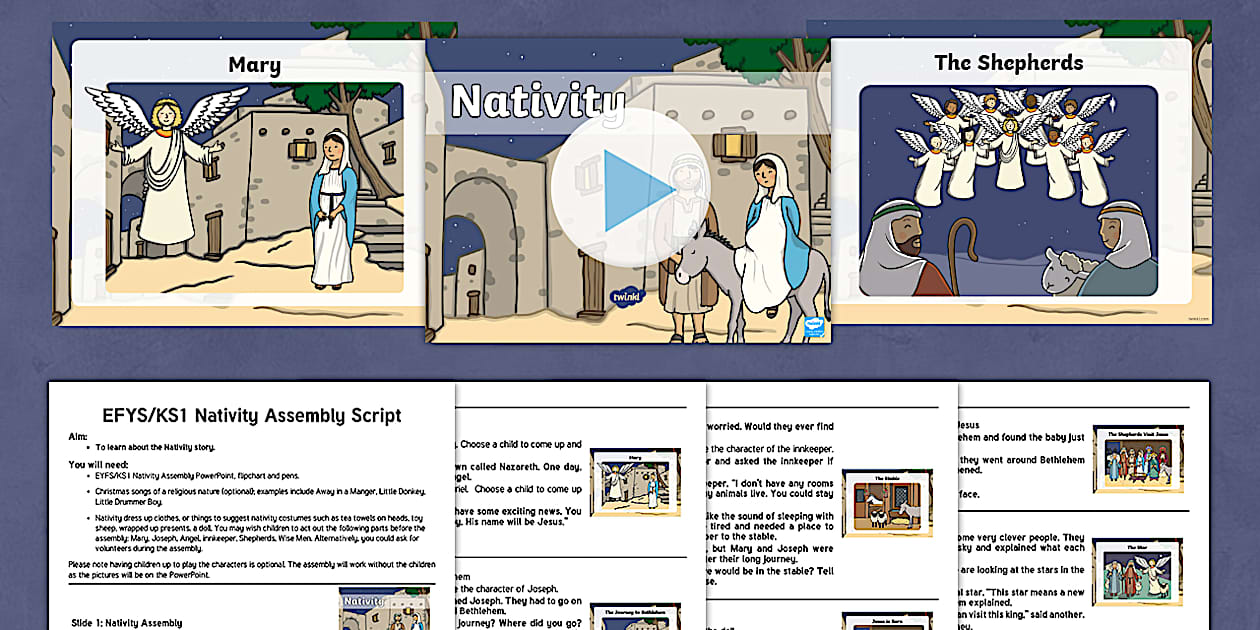 EYFS/KS1 Nativity Assembly Pack