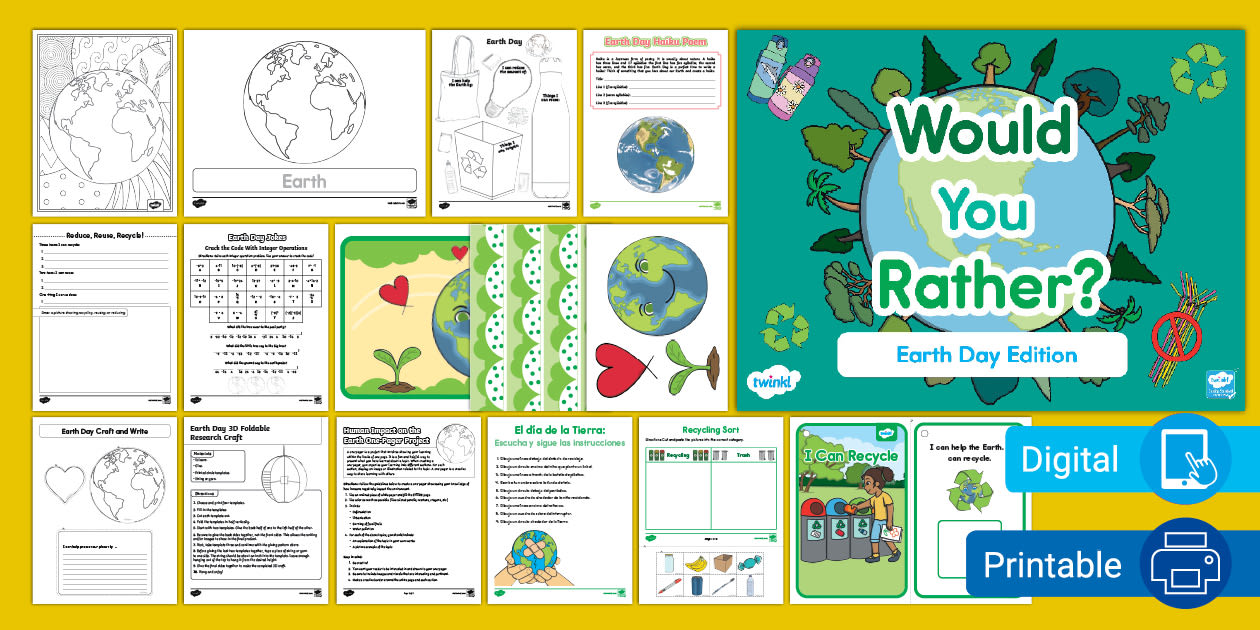 FREE Earth Day Activities | Earth Day Resources | Twinkl USA