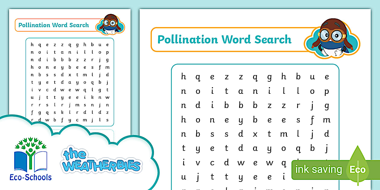 The Weatherbies Pollination Word Search (teacher made)