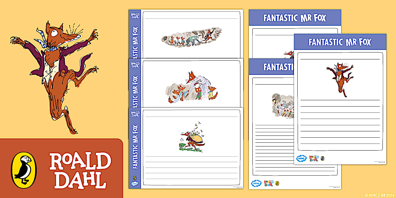 FREE! - Fantastic Mr Fox: Writing Frames [Ages 5-7] - Twinkl