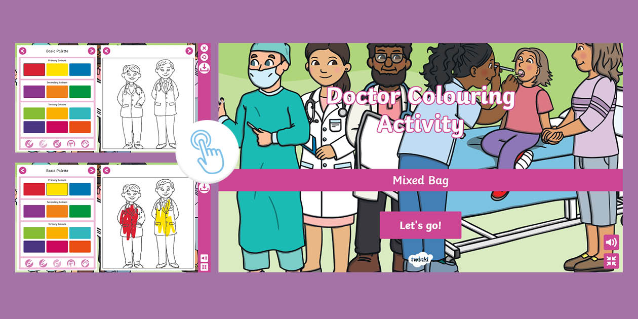 Doctor Interactive Colouring (Teacher-Made) - Twinkl