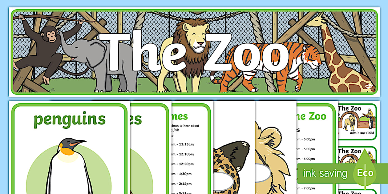 Aistear Themes | Zoo Role Play Pack (teacher made) - Twinkl