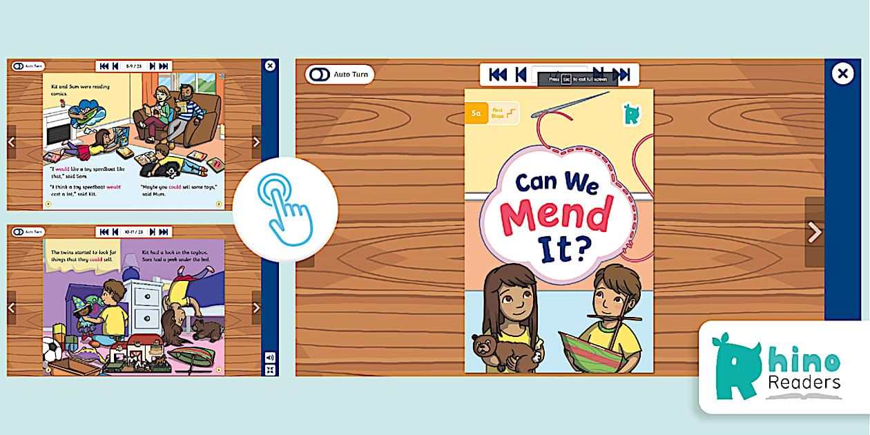 Level 5a First Steps Reading Scheme Book: Can We Mend It?