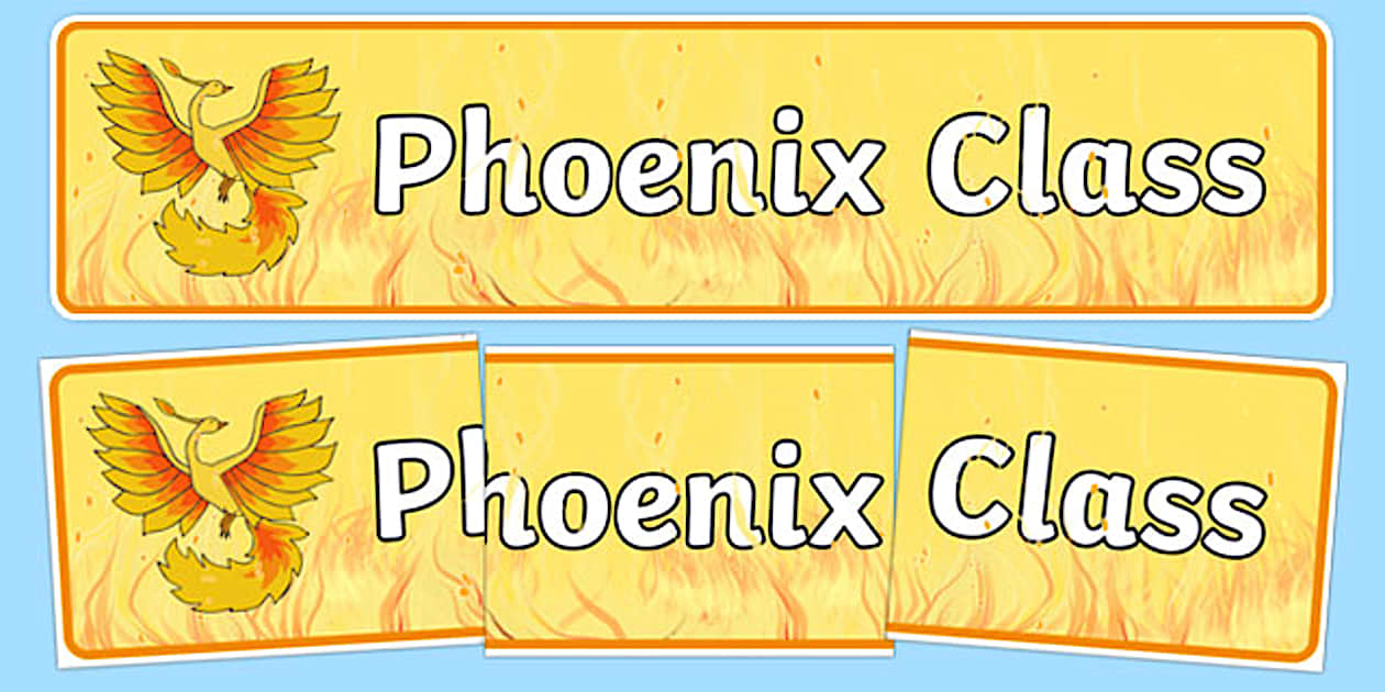 Phoenix Themed Classroom Display Banner (teacher made)