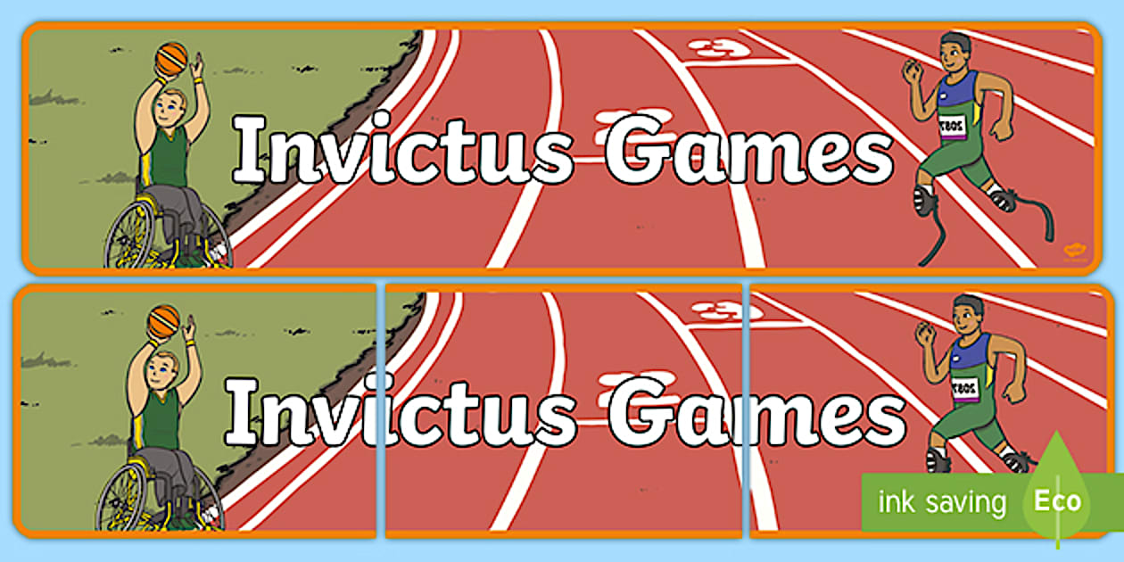 Invictus Games Time and Place Banner (teacher made) - Twinkl