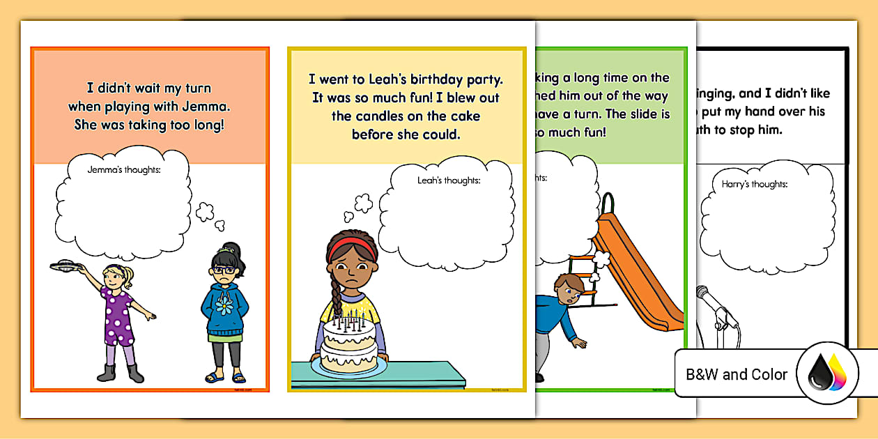 How My Behavior Affects Others Worksheet | Twinkl USA