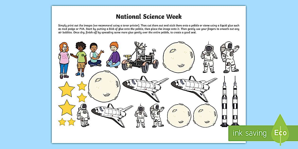 National Science Week Story Stone Cut-Outs (teacher made)