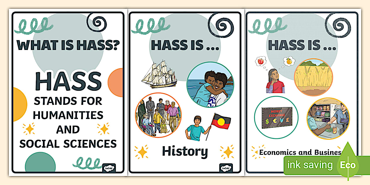 What Is HASS? Display Posters 5-6 (teacher made) - Twinkl