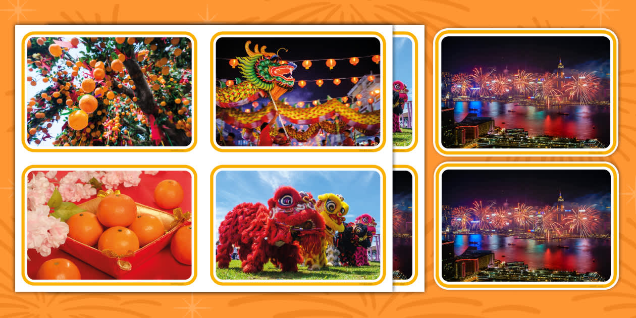Lunar New Year Photo Matching Pairs Game | Twinkl - Twinkl