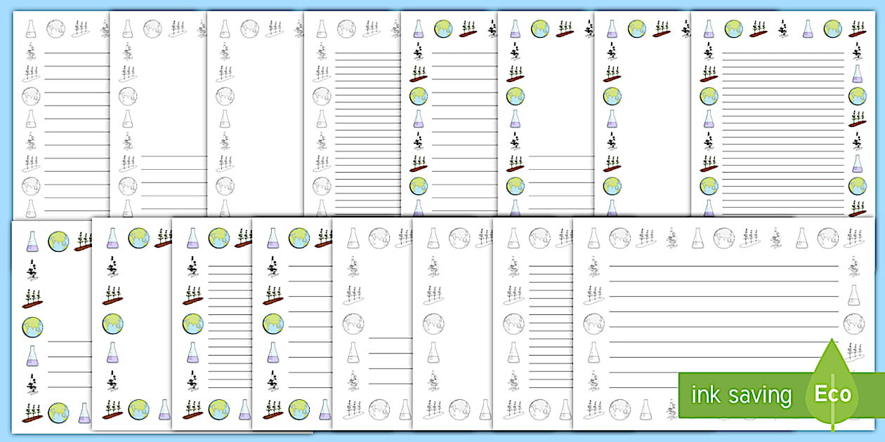 Editable British Science Week Themed Page Border - Twinkl