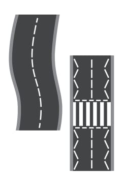 Printable Road Pieces (teacher made)