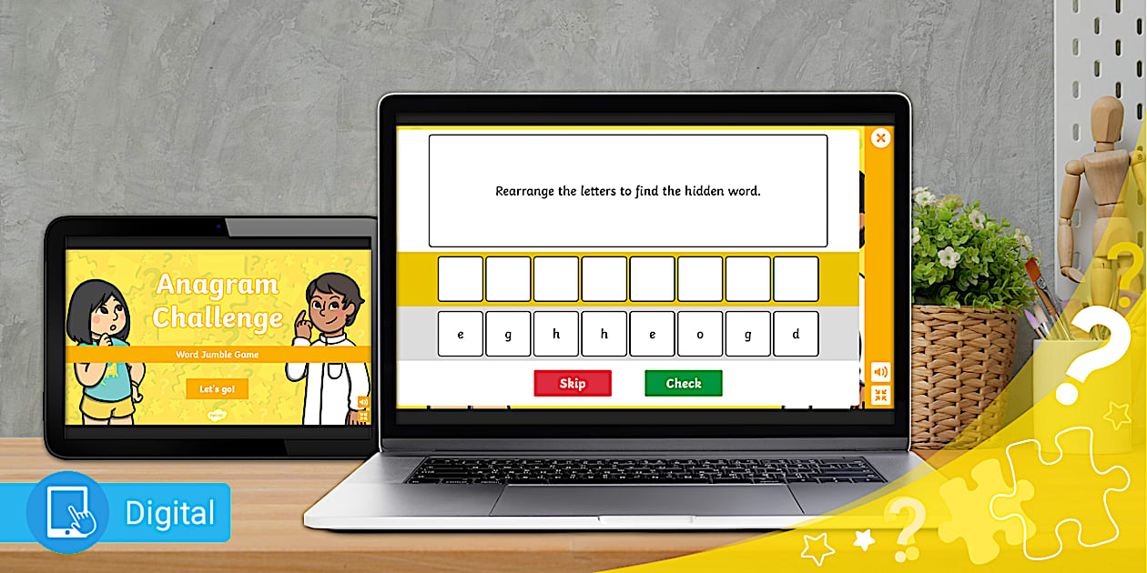 Anagram Puzzle - 2 - Twinkl Puzzled – Kids Puzzles