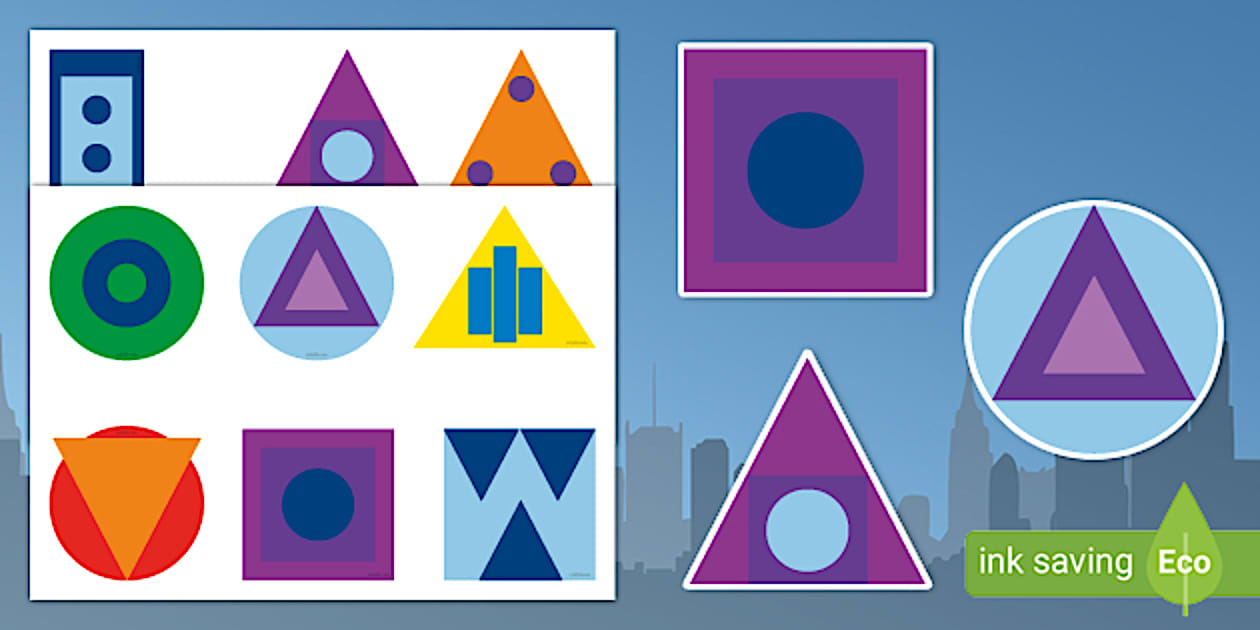 👉 EYFS 2D Shape Superhero Badges (teacher made) - Twinkl