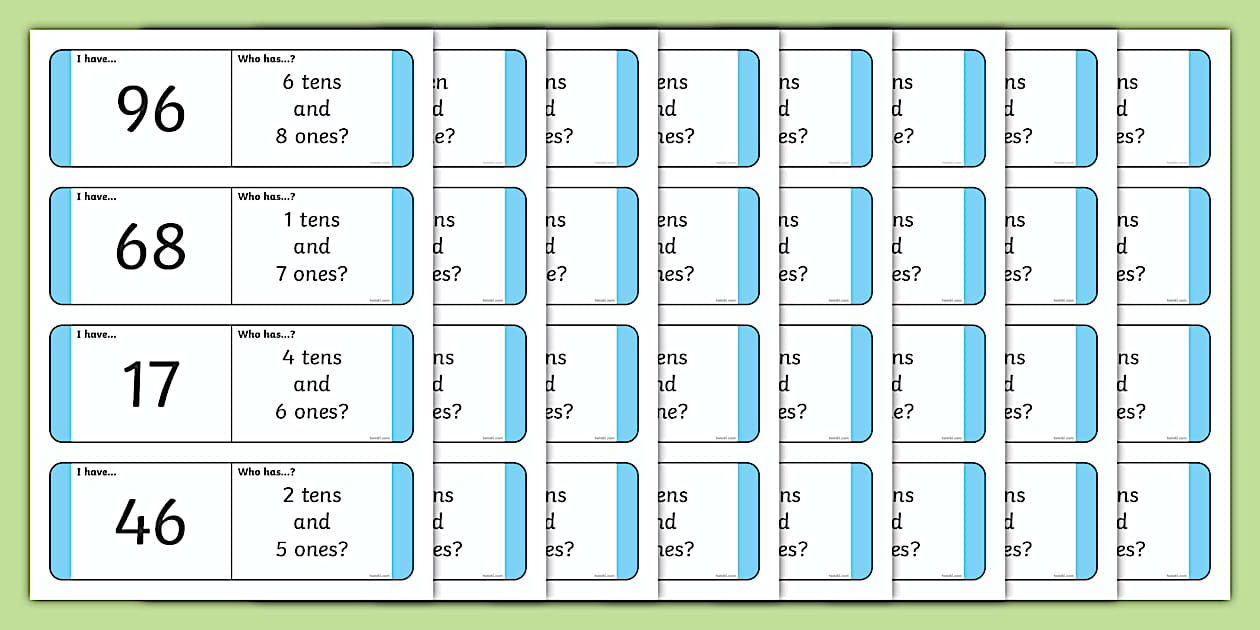 Number Words Loop Cards (teacher made) - Twinkl