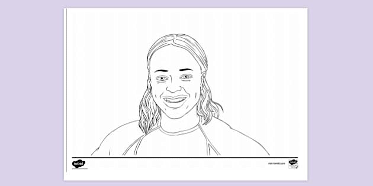 Vonetta Flowers Colouring Sheet | Colouring Pages - Twinkl