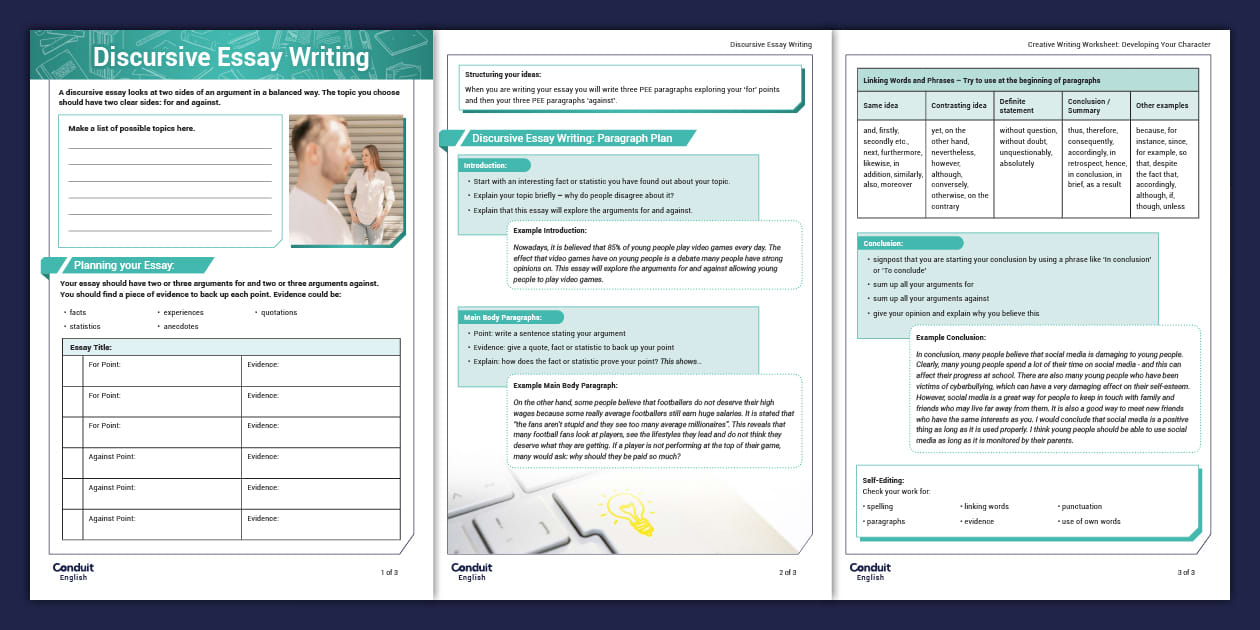 Discursive Essay Writing (teacher made) - Twinkl
