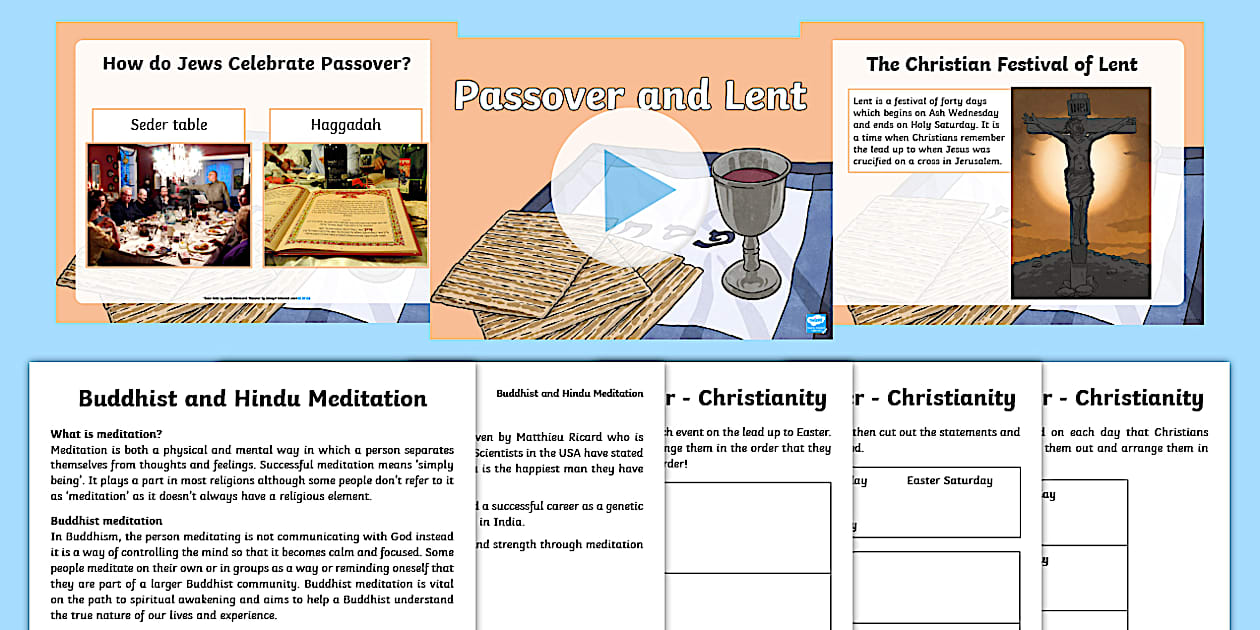 Similarities and Differences Between Religions and their Rituals
