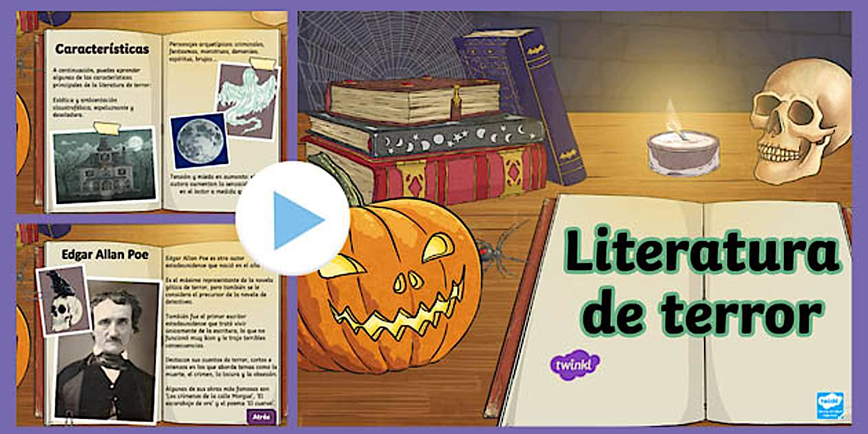 Presentación: La literatura de terror - Twinkl