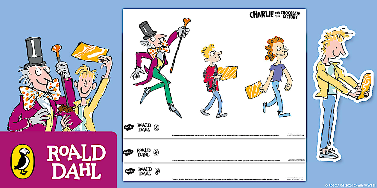 FREE! - Charlie and the Chocolate Factory: Character Cut-Outs