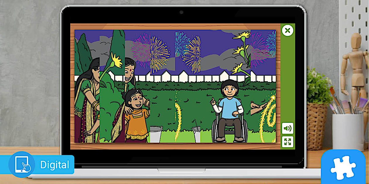 Bonfire Night Puzzle Strips Sequencing Game | Twinkl Go!